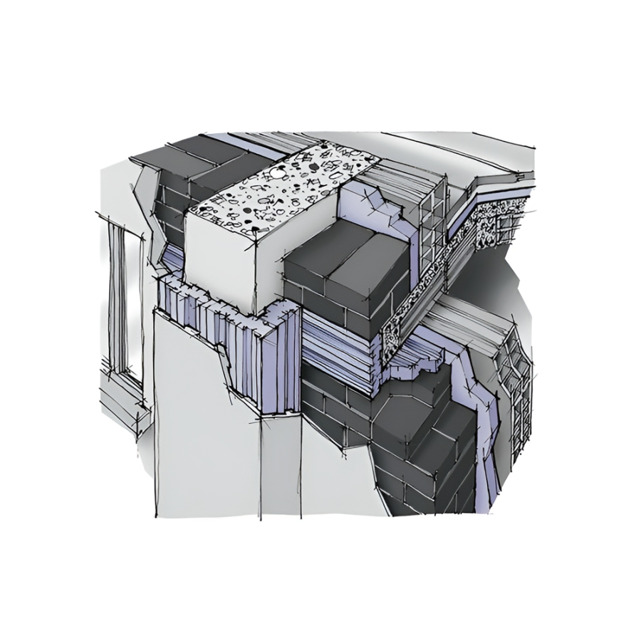 EDILTEC • X-FOAM® WAFER Lastra in polistirene estruso con superficie ...